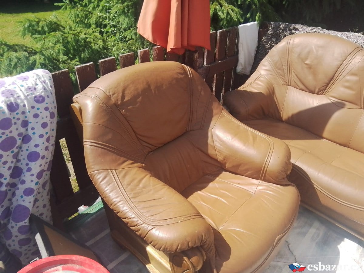 Prodám kožené sedačky – Inzerce Český Bazar